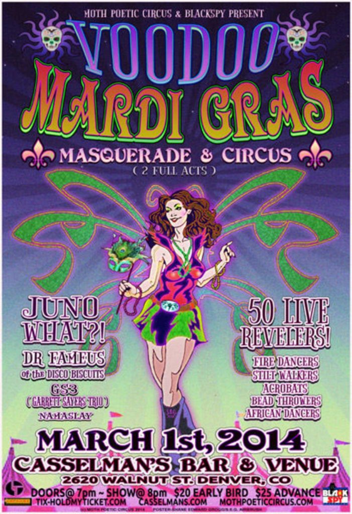 Casselman's Voodoo Mardi Gras Masquerade & Circus: Featuring Juno What ...