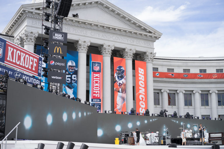 [PHOTOS] The NFL Kickoff Village in Civic Center Park - 303 Magazine