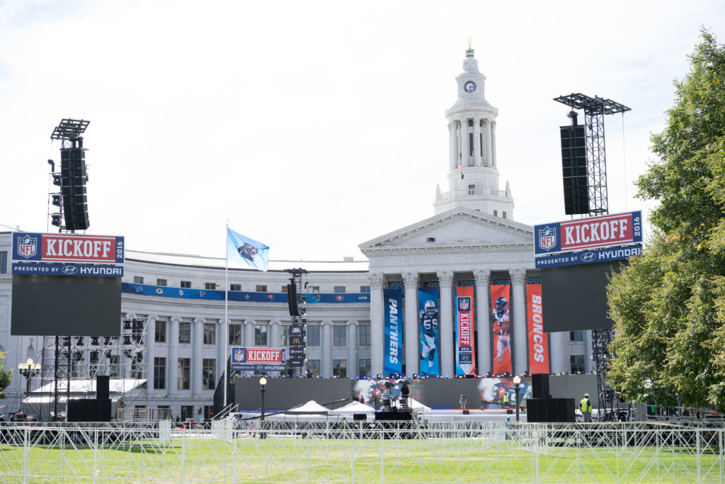 [PHOTOS] The NFL Kickoff Village in Civic Center Park - 303 Magazine