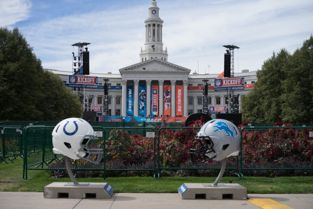[PHOTOS] The NFL Kickoff Village in Civic Center Park - 303 Magazine