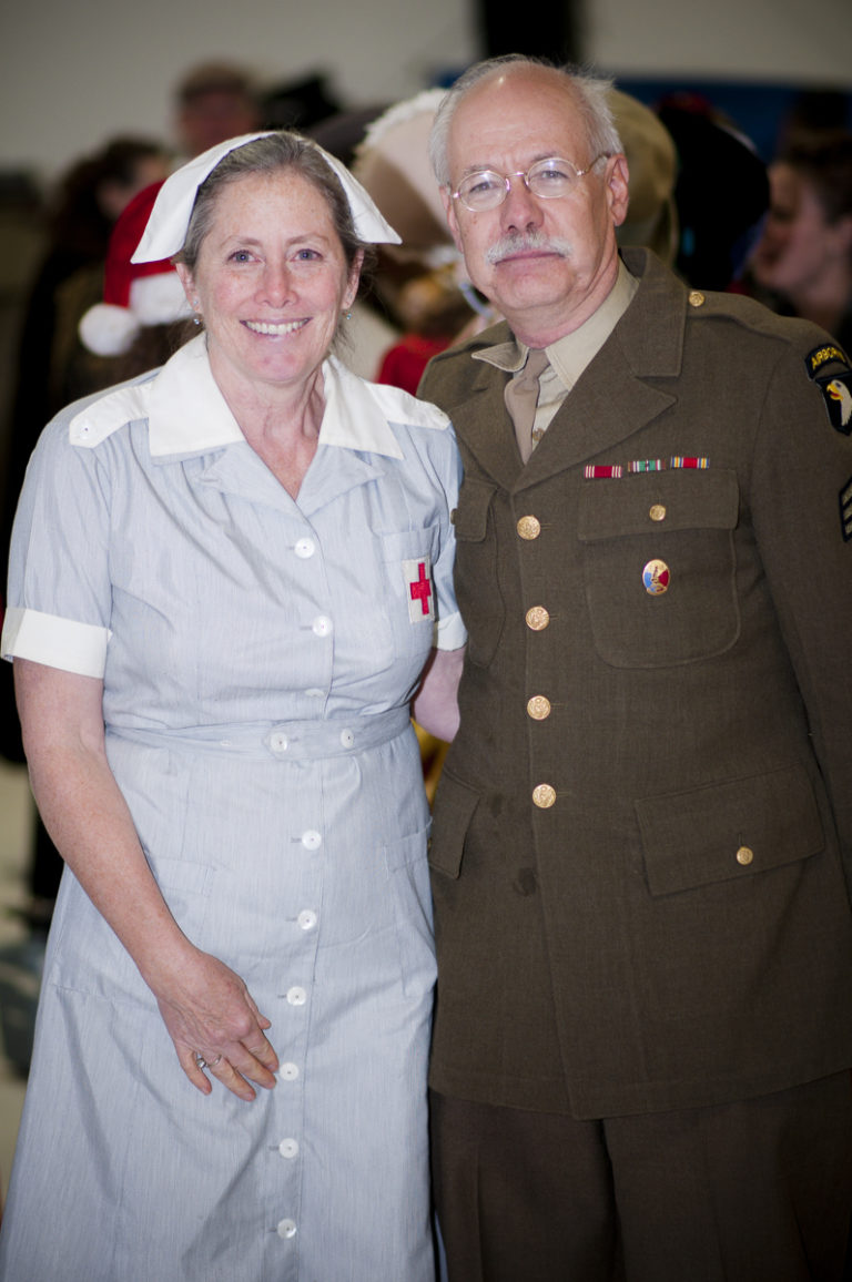 Top Looks From The 1940s WWII White Christmas Ball - 303 Magazine