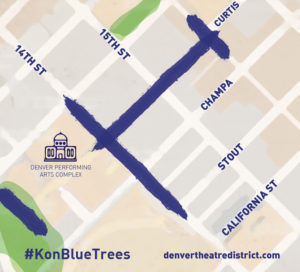Downtown Denver Trees Will Turn Blue This April - 303 Magazine
