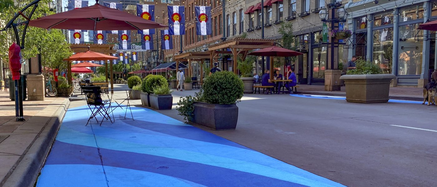 A New 400 Foot Mural is Being Painted on the Street of Larimer Square ...