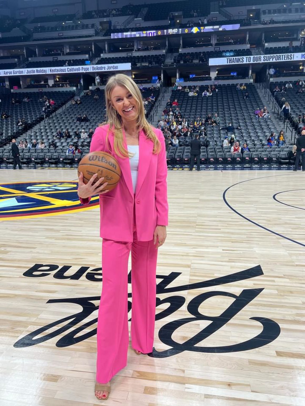 Katy Winge Brings the Runway to the Nuggets Court and Altitude TV - 303 ...